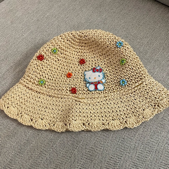 Sanrio | Accessories | Hello Kitty Sun Beach Hat | Poshmark